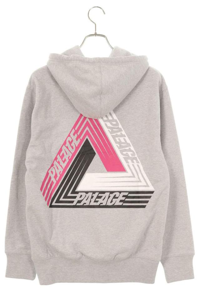 パレス サイズ:S TRI-DART HOOD ロゴプリントプルオーバーパーカー