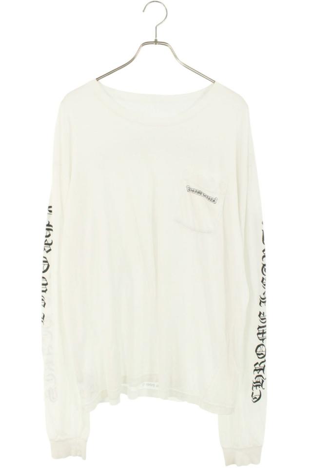 クロムハーツ サイズ:XL バックアーチロゴプリント長袖カットソー 中古 SJ02