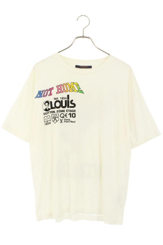 ルイヴィトン サイズ:M  19SS  RM191 LVO HGY96W カンザスウィンドプリントTシャツ 中古 SB01