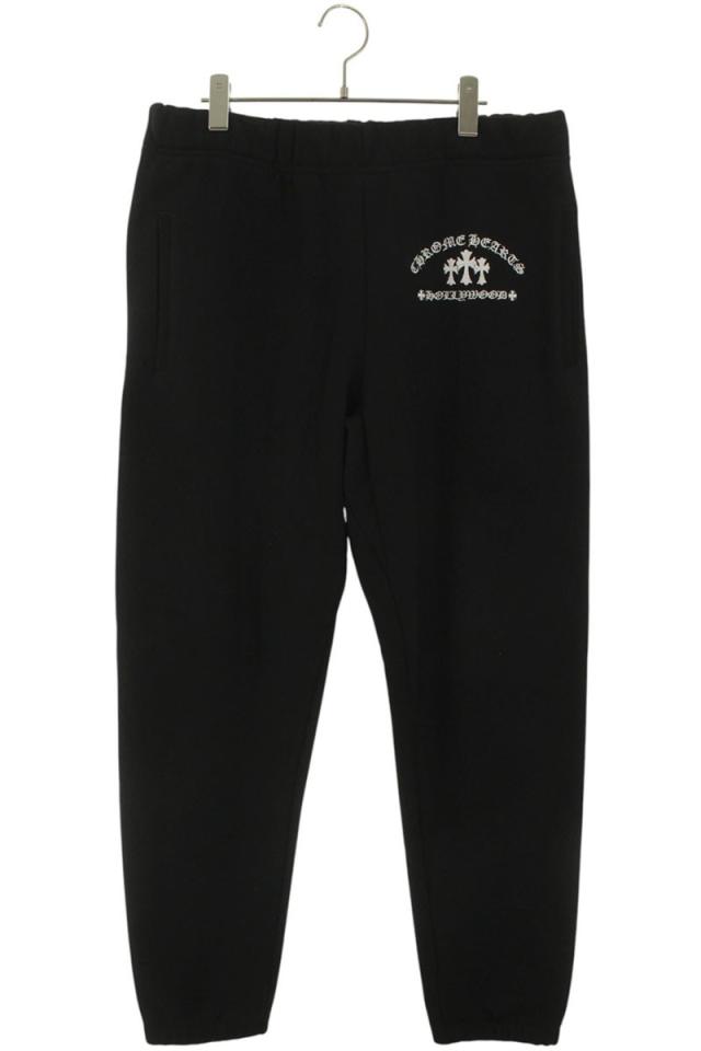 クロムハーツ サイズ:M  SAILIN ON SWTPANT トリプルクロス刺繍スウェットロングパンツ 中古 GZ11