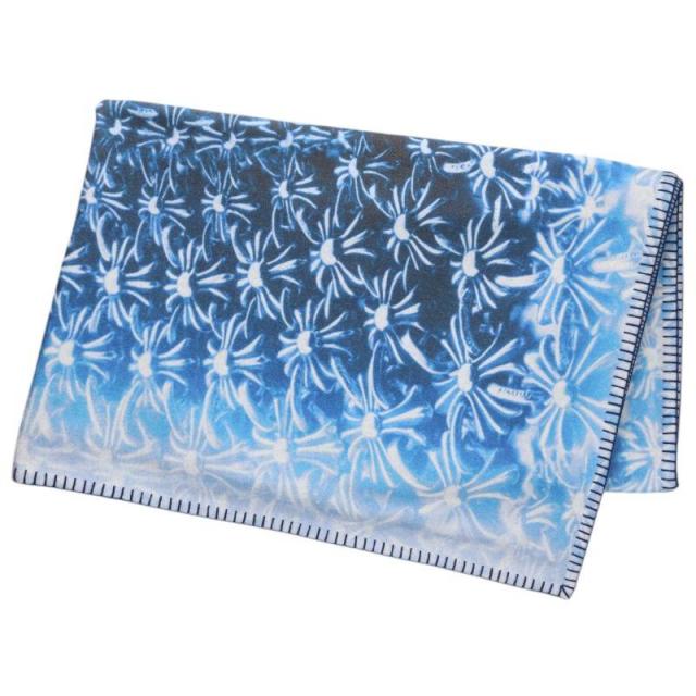 クロムハーツ  CHプラスプリント大判カシミアブランケット 中古 SJ02