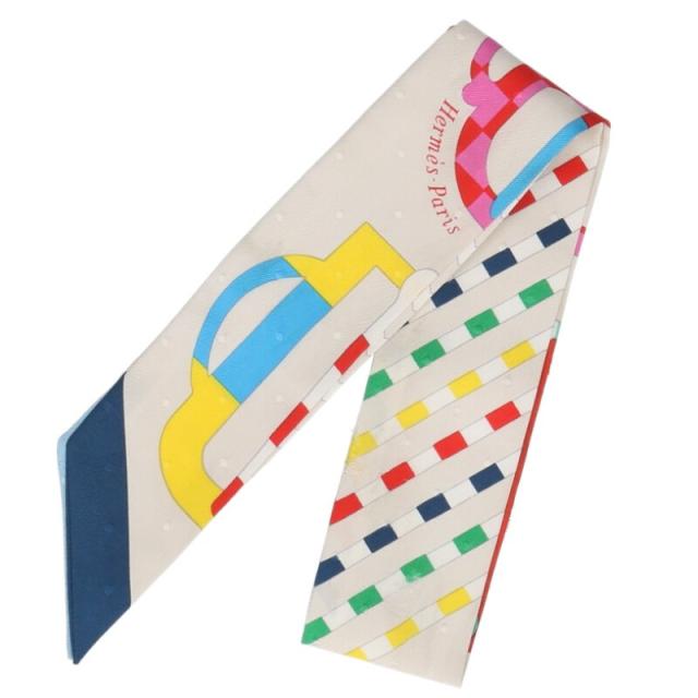 エルメス   ツイリー 総柄シルクツイリースカーフ 中古 GZ14