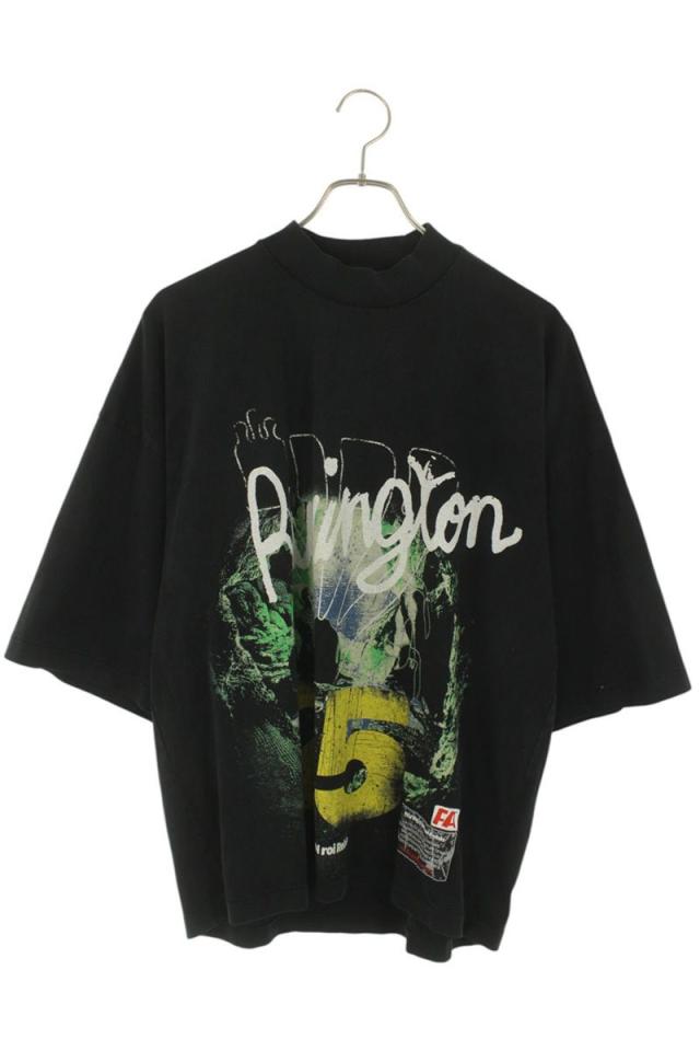 リヴィントンロイレビス サイズ:S プリントデザインモックネックTシャツ 中古 SB01