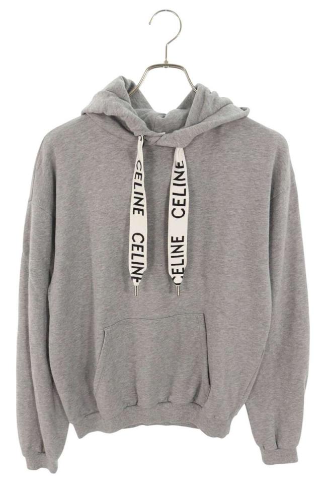 セリーヌ サイズ:XS  2Y468670Q ロゴドローコードプルオーバーパーカー 中古 BS99