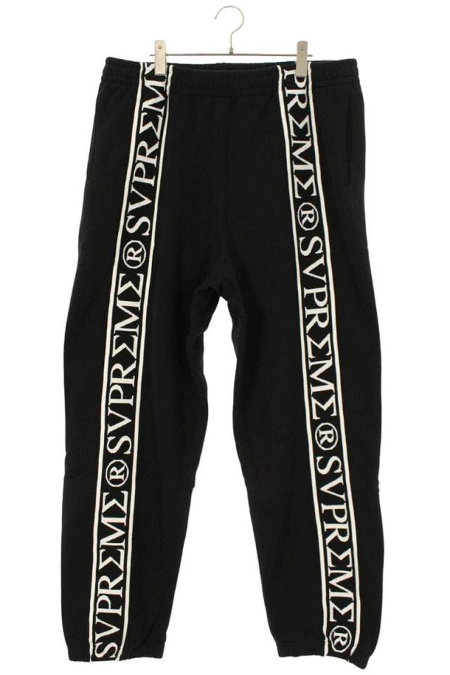 シュプリーム サイズ:XL  23SS  Roman Sweatpant センターロゴスウェットロングパンツ 中古 BS99