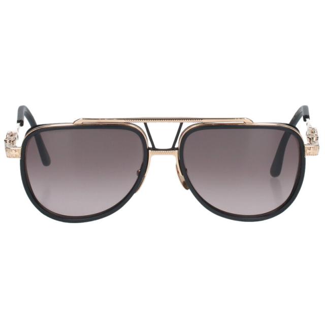 クロムハーツ サイズ:57□17-146  PUSHIN ROD 1 ダガーテンプルダブルブリッジサングラス 中古 GZ11