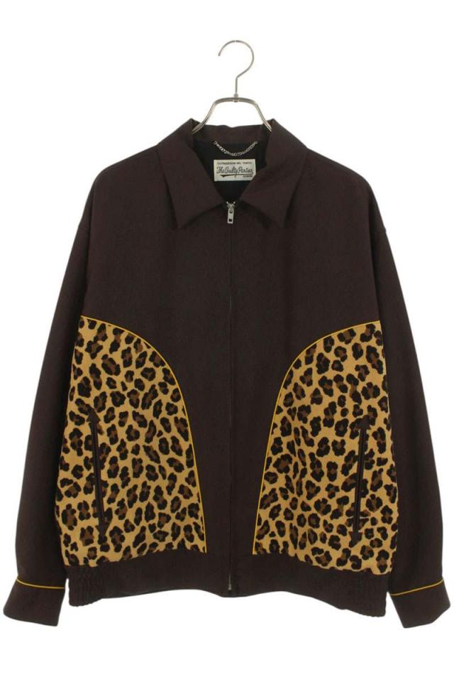 ワコマリア  ドーメル サイズ:L コーデュロイレオパード切替ジップジャケット 中古 BS99