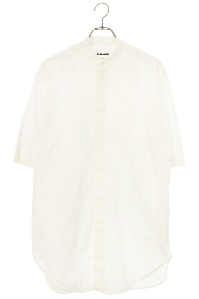 ジルサンダー サイズ:37  J24DL0006 バンドカラー半袖シャツ 中古 BS99