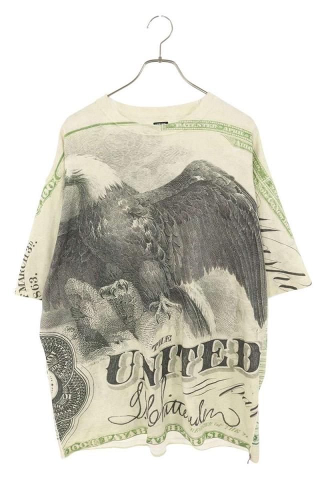 レシス サイズ:2  GREED TEE イーグルプリントTシャツ 中古 BS99