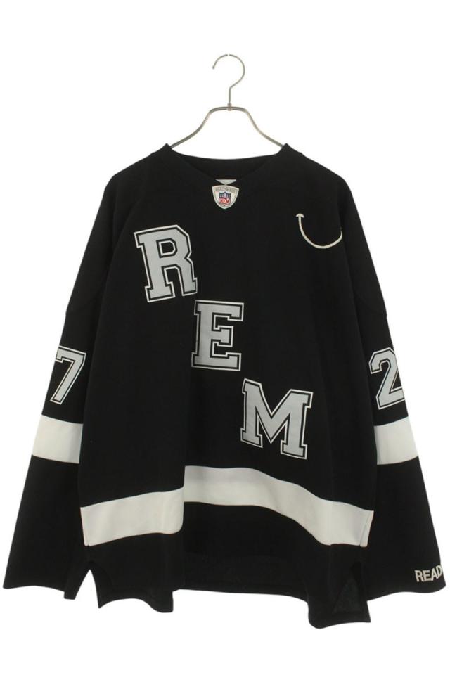 レディメイド サイズ:2  23SS  RE-PO-BK-00-00-249 ロゴワッペンゲームシャツ長袖カットソー 中古 OM10