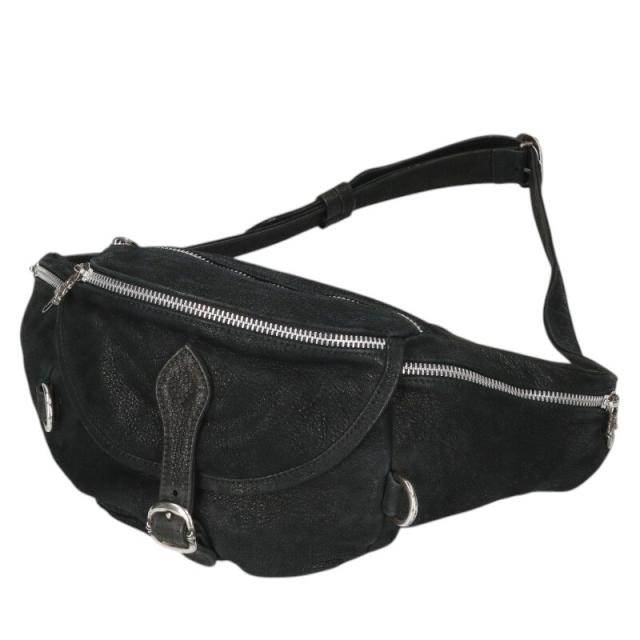 クロムハーツ   #1 SNAT PACK スナットパック ダガージップガンスリンガーベルトレザーボディーバッグ 中古 SJ02