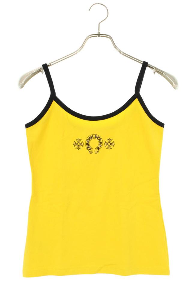 クロムハーツ サイズ:M ホースシューロゴプリントキャミソール 中古 SJ02