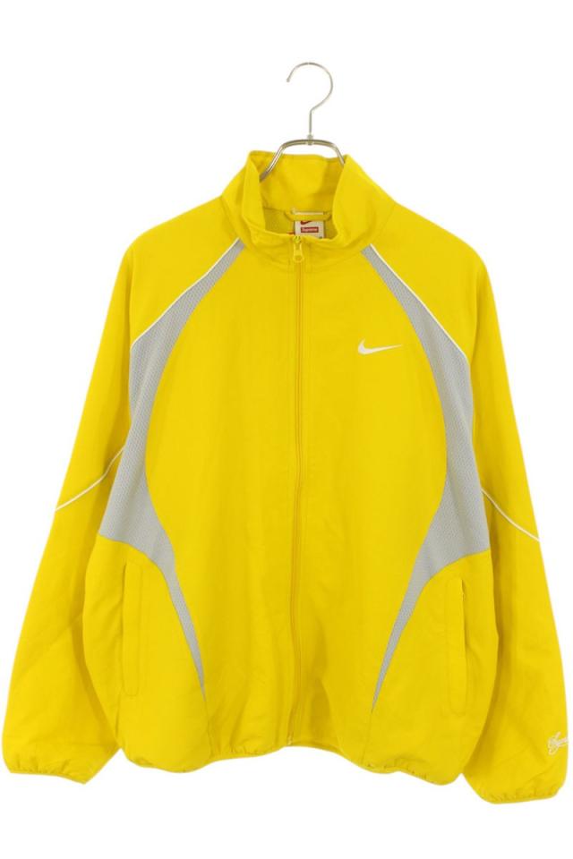 シュプリーム  ナイキ サイズ:M  25SS  Track JacketHF9622-735 バックロゴ刺繍トラックブルゾン 中古 BS99