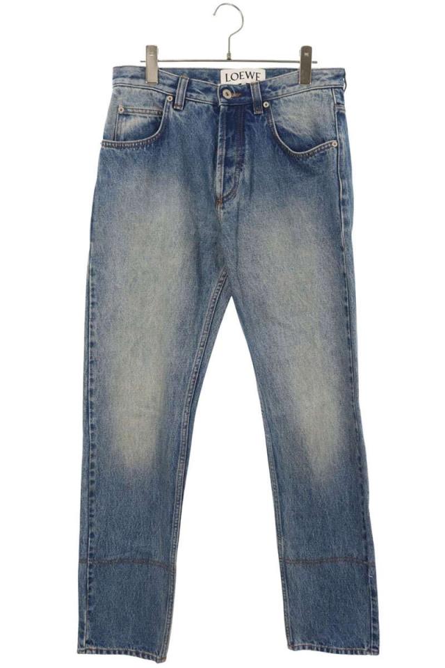 ロエベ サイズ:46  H2292341IB ステッチデザイン ウォッシュドデニムパンツ 中古 BS55