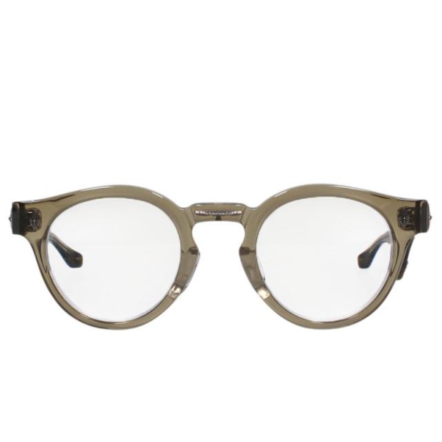 クロムハーツ サイズ:48□25-140  PETER ARNELL フローラルテンプル眼鏡 中古 FK04