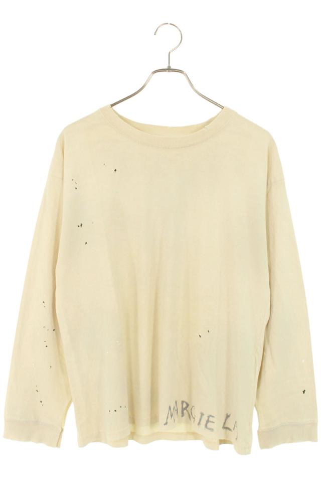 メゾンマルジェラ サイズ:XXS S50GC0696 ヴィンテージペイント加工長袖カットソー 中古 SB01