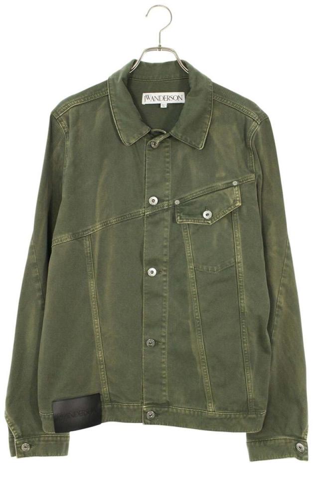 ジェイダブリューアンダーソン サイズ:M  DJ0029PG1522500 ツイストデニムジャケットブルゾン 中古 BS99
