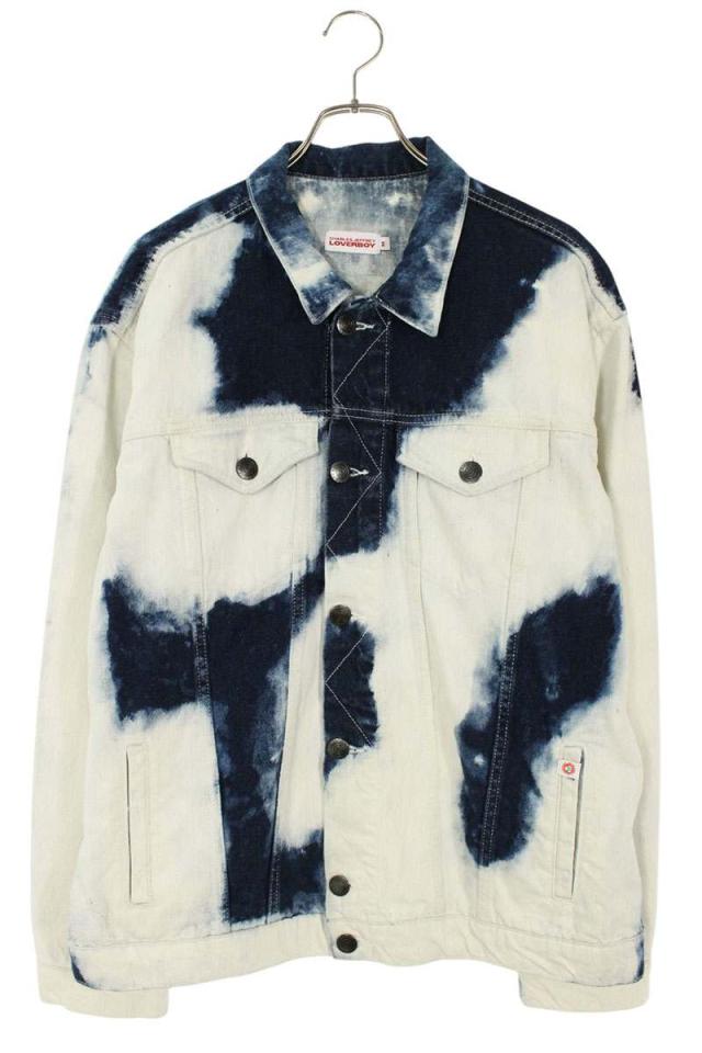 チャールズジェフリーラバーボーイ サイズ:M ブリーチ加工デニム長袖シャツ 中古 BS99