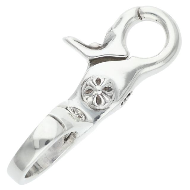 クロムハーツ   QUICK CLIP CROSS BALL クイッククリップクロスボール シルバークリップ 中古 OS06