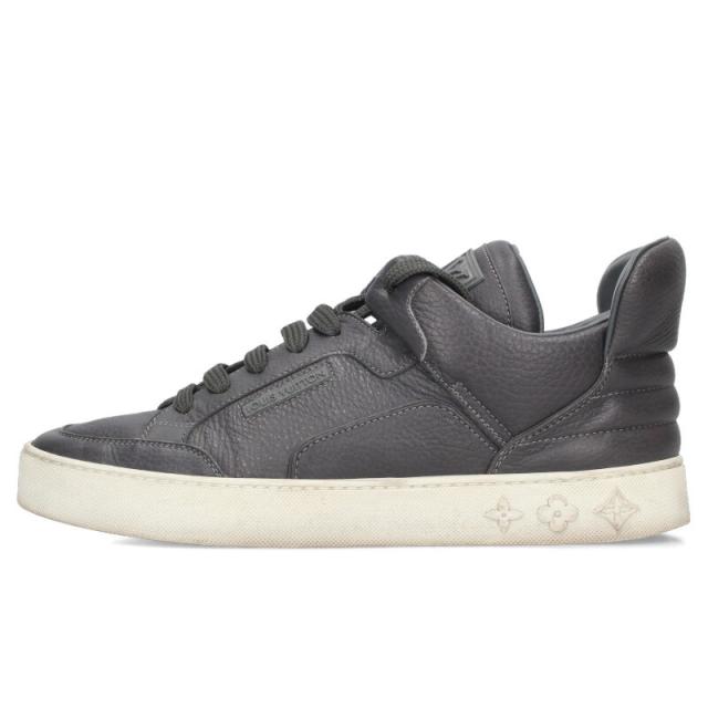 ルイヴィトン  カニエウエスト サイズ:7  ドンズ レザーローカットスニーカー 中古 FK04