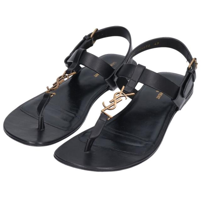 サンローランパリ サイズ:43  735072 YSLロゴストラップサンダル 中古 BS99