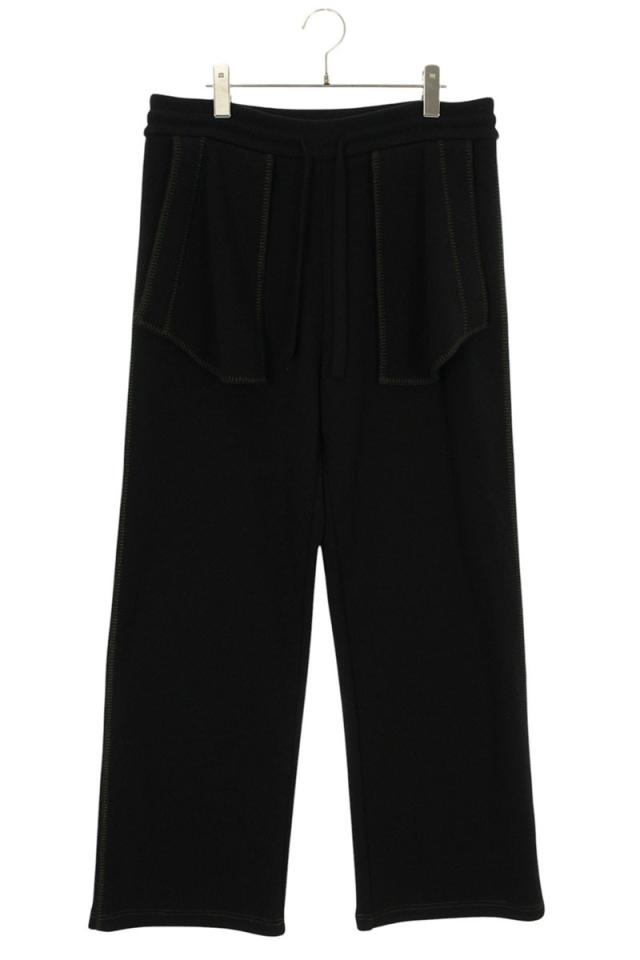 ルイヴィトン サイズ:L  19AW  RM192M NOO HHN26W インサイドアウトブランケットステッチルーズロングパンツ 中古 BS99