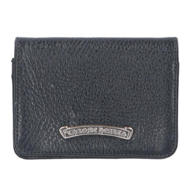 クロムハーツ   CRD CSE3PKTWDV1 アーチロゴプレート3ポケットレザーカードケース 中古 OK15