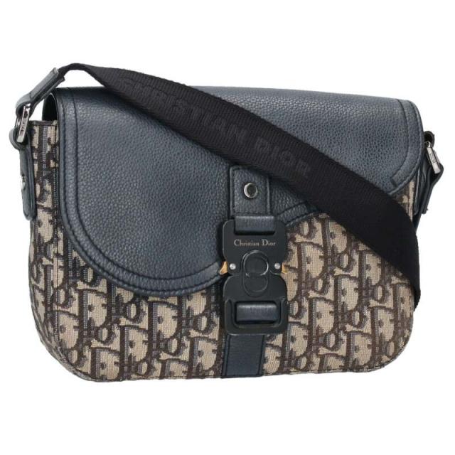 ディオール   1ADPO049YKS レザー切り替えオブリークショルダーバッグ 中古 SS13