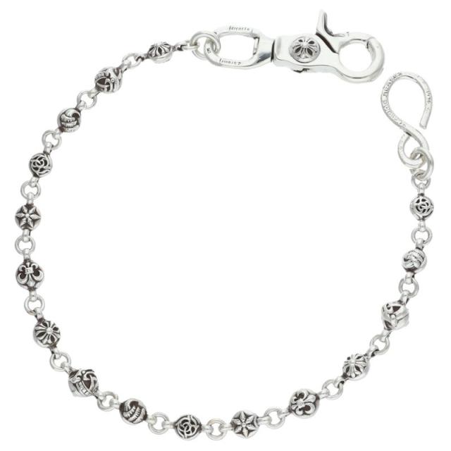 クロムハーツ サイズ:ショート  1MULTIBALL SHORT-S 1クリップショート#1マルチボール シルバーウォレットチェーン 中古 OS06