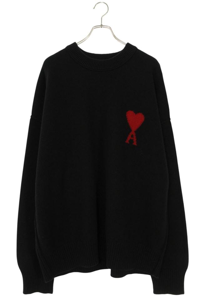 アミアレクサンドルマテュッシ サイズ:XXL 25AW UKS838 ハートA刺繍クルーネックニット 新古品 OM10