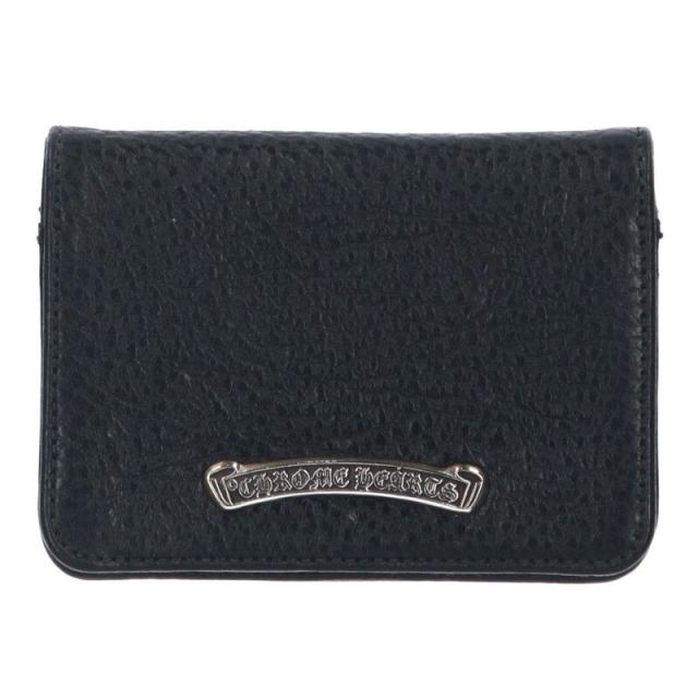 クロムハーツ   CRD CSE3PKTWDV1 アーチロゴプレート3ポケットレザーカードケース 中古 SJ02