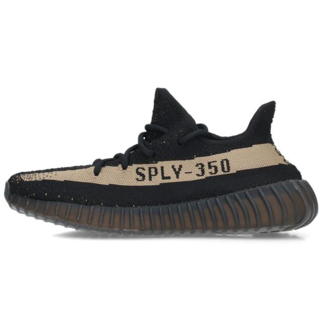 アディダス  カニエウエスト サイズ:26.5cm  YEEZY BOOST 350 V2 Core Black Green BY9611 イージーブーストコアブラックスニーカー 中古 BS99