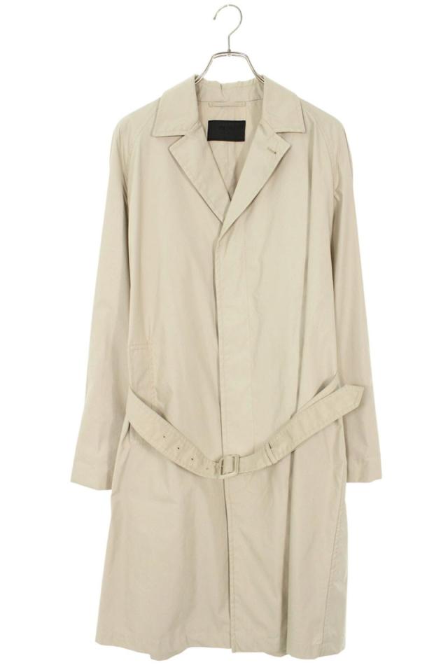 プラダ サイズ:48  SGC214 ベルト付きコットンブレンドオーバーサイズコート 中古 SB01