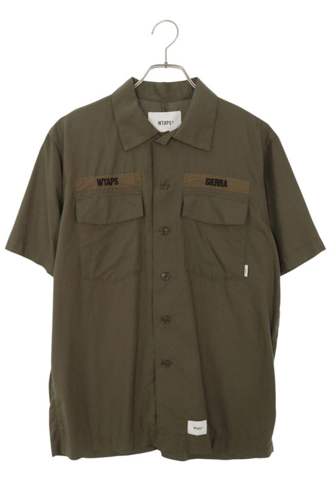 ダブルタップス サイズ:1  20SS  201BRDT-SHM05 BUDS SS SHIRT RAPO POPLIN 半袖シャツ 中古 BS99