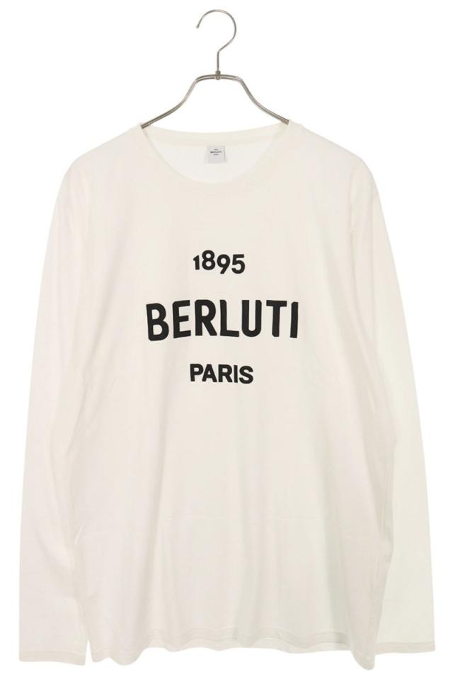 ベルルッティ サイズ:L  R19JRL52JAEK ロゴ長袖カットソー 中古 OM10