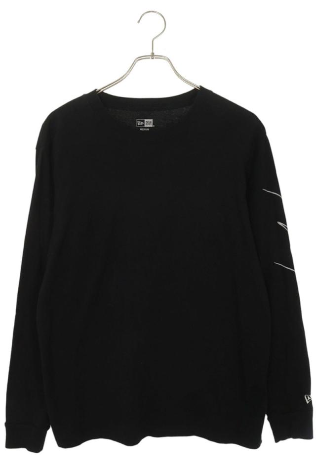 ヨウジヤマモトプールオム  ニューエラ サイズ:M  20SS  HN-T99-083 シグネチャーロゴ長袖カットソー 中古 BS99