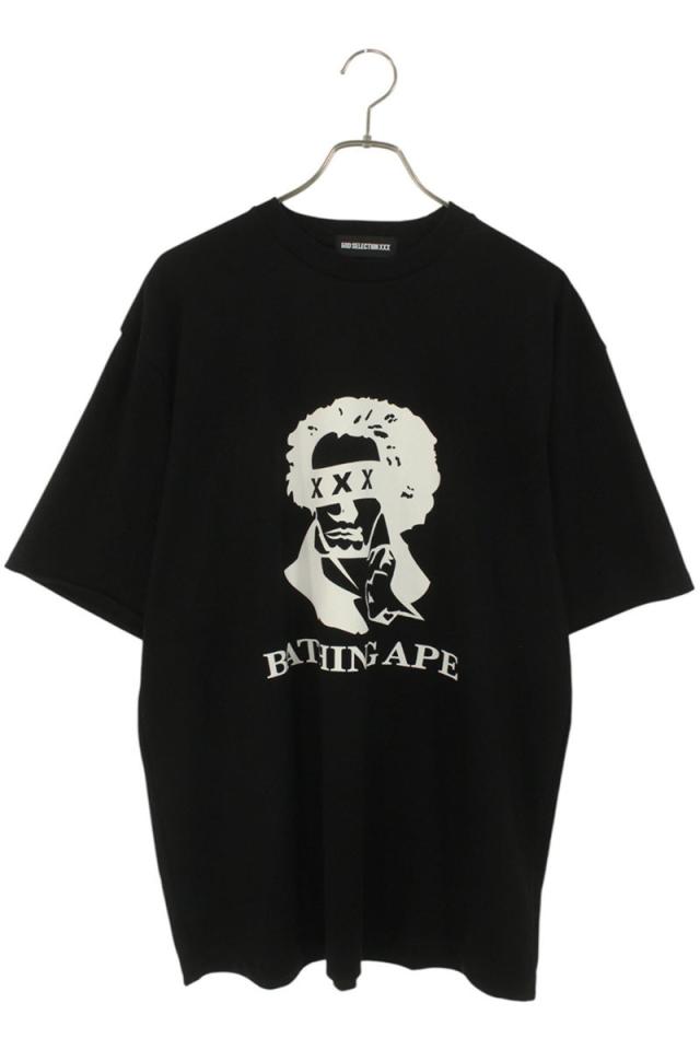 ゴッドセレクショントリプルエックス  アベイシングエイプ サイズ:XL コラボプリントTシャツ 中古 BS99