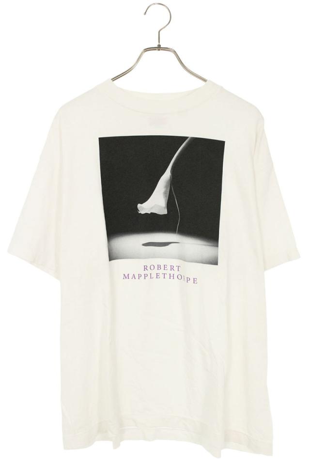セントマイケル  ロバートメイプルソープ サイズ:M  25SS  SM-HR8-0000-C17 CALLA LILY フォトプリントTシャツ 中古 SB01