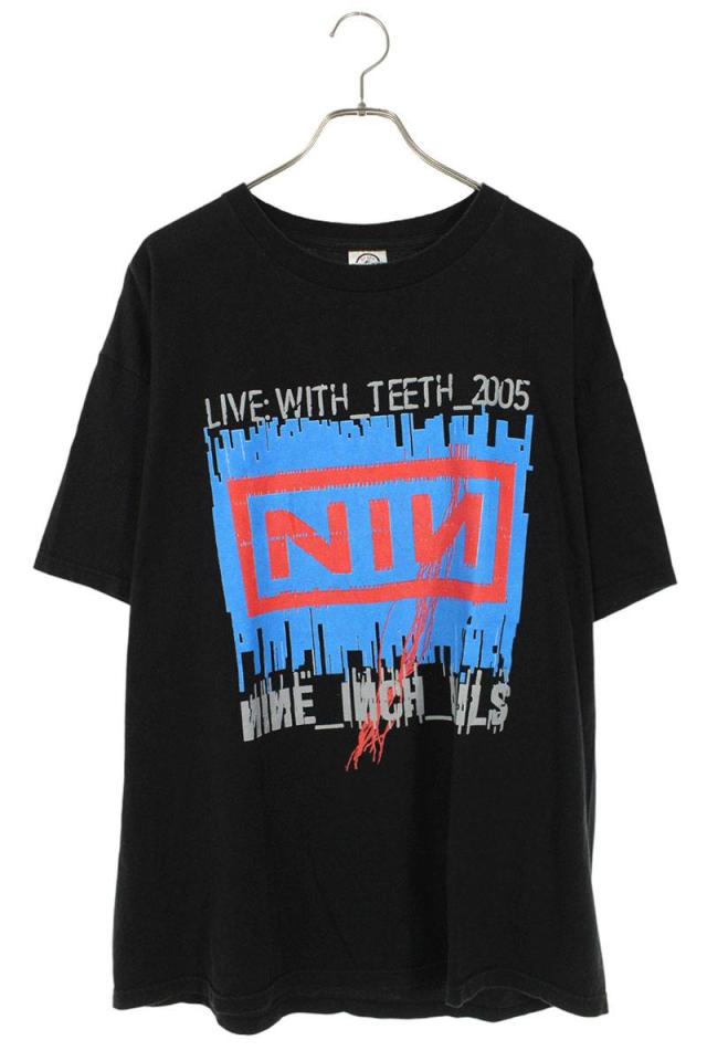 ヴィンテージ サイズ:XL  00s  NINE INCH NAILS ナインインチネイルズ LIVE WITH TEETH 2005 TOURTシャツ 中古 SB01