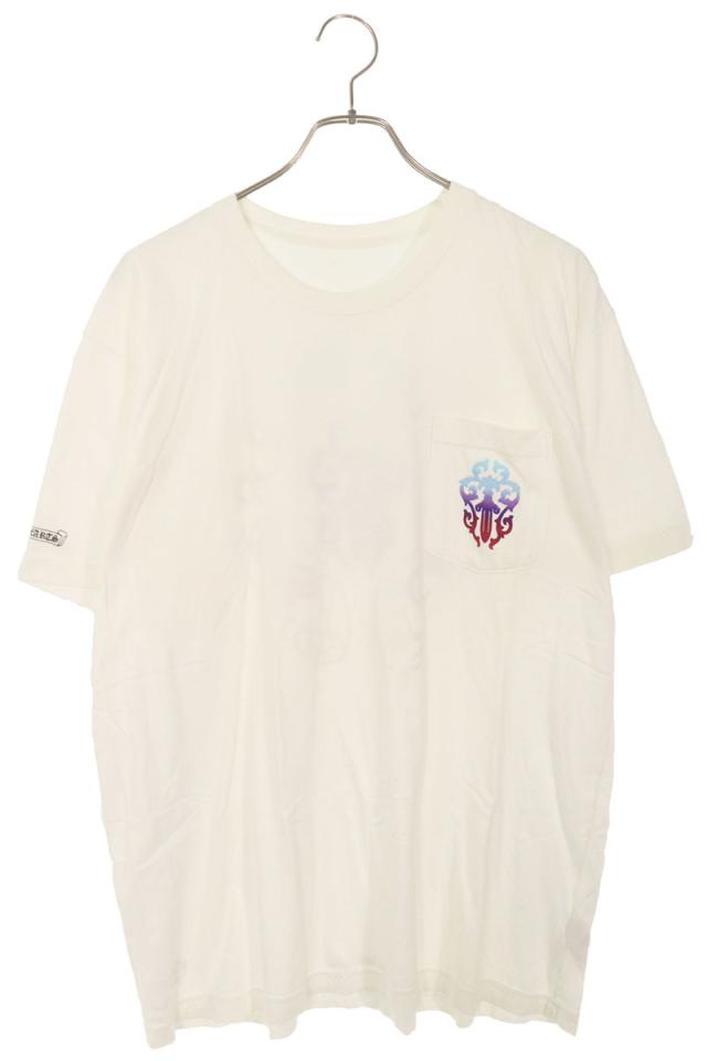 クロムハーツ サイズ:XL  CH T-SHRT 1 ホースシューヴァインダガーバックプリントTシャツ 中古 OS06
