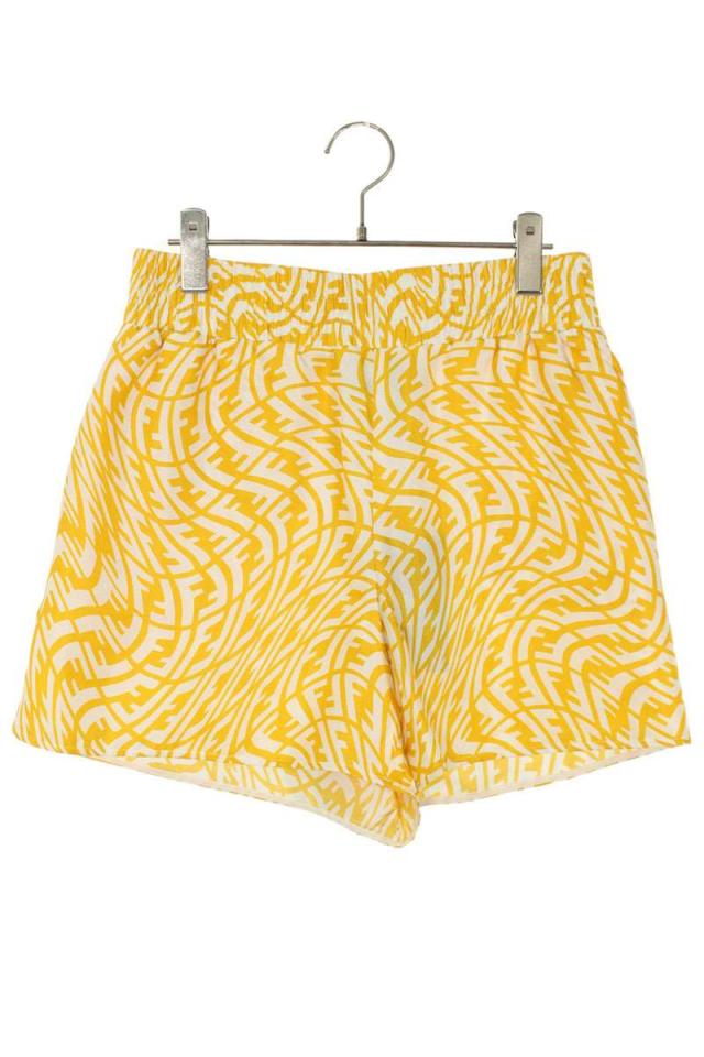 フェンディ サイズ:46  FB0708 AG9D FF柄シルクショートパンツ 中古 OM10