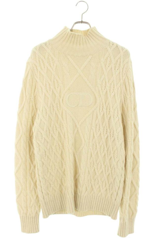 ディオール サイズ:M  113M616AT183 CD刺繍カシミヤニット 中古 BS99