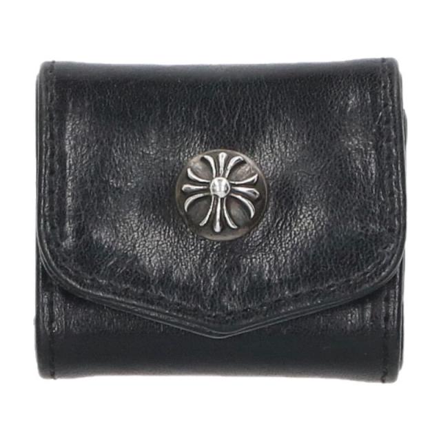 クロムハーツ  クロスボタンメモレザーケース 中古 SS07