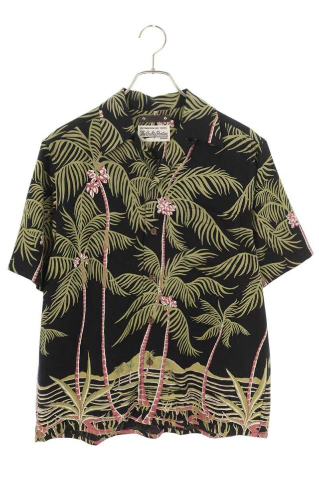 マインデニム  ワコマリア サイズ:XS  21MND-WM001-97-XS2 オープンカラーアロハ半袖シャツ 中古 BS99