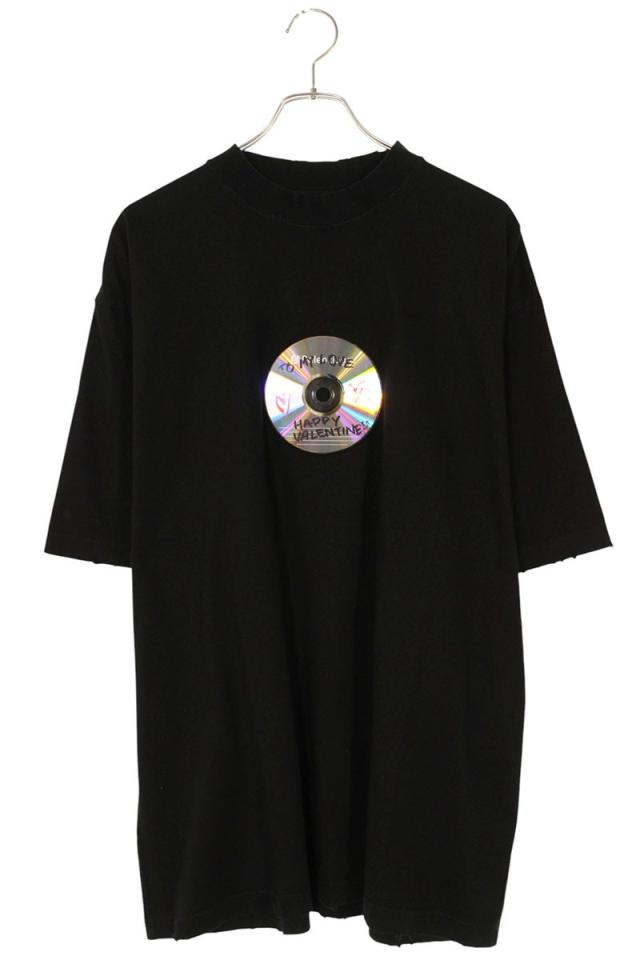 バレンシアガ サイズ:L  764235 TQVE4 トゥマイラブ ハッピーバレンタイン CDTシャツ 中古 SB01