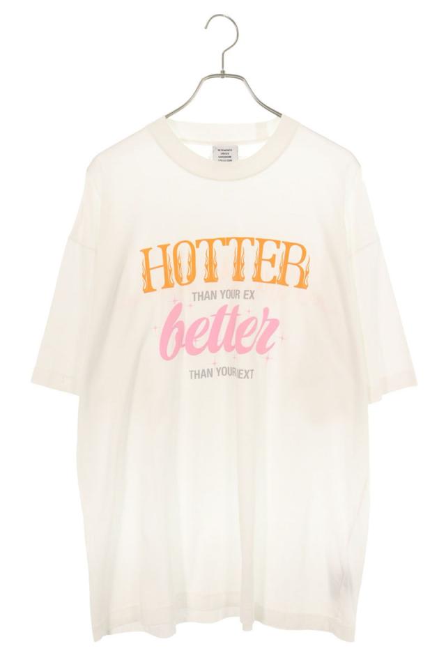 ヴェトモン サイズ:XS  UE52TR210W フロントプリントTシャツ 中古 BS99