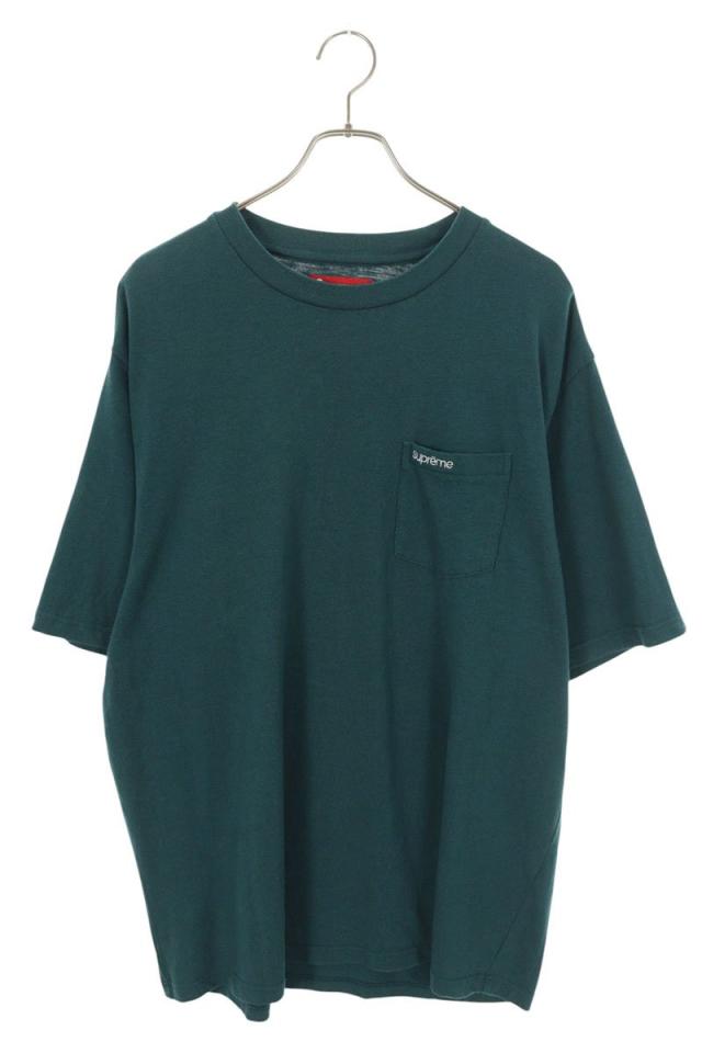 シュプリーム サイズ:L  S S Pocket Tee ロゴ刺繍ポケットTシャツ 中古 BS99