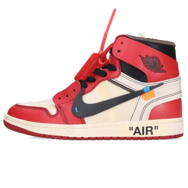 ナイキ オフホワイト サイズ:25cm  AIR JORDAN 1 AA3834-101 エアジョーダン1スニーカー 中古 SB01