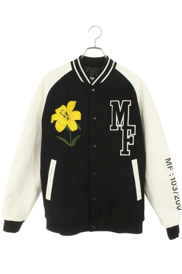 モンクレールジーニアス  フラグメントデザイン サイズ:1  23AW  CELSIA ワッペンデザインヴァーシティブルゾン 中古 OM10