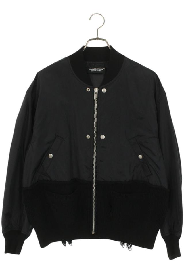 アンダーカバー サイズ:2  25SS  UC1E4207-2 ニット切替ナイロンブルゾン 中古 BS99